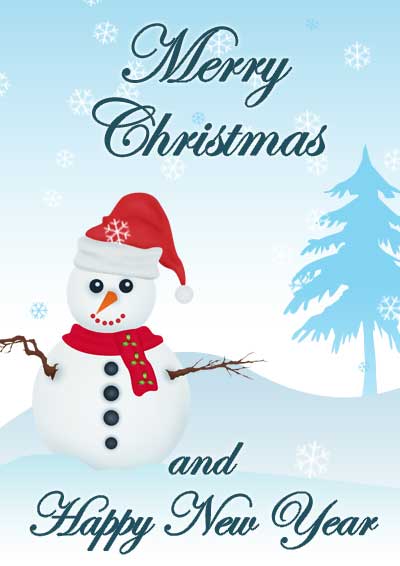 Christmas Card And New Year Xmasblor